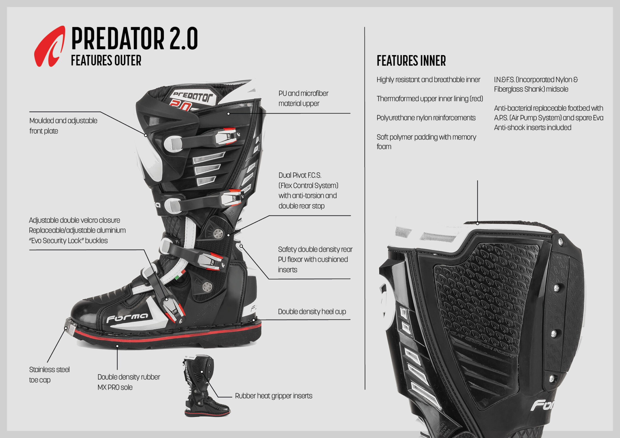 PREDATOR 2.0 - Formaboots